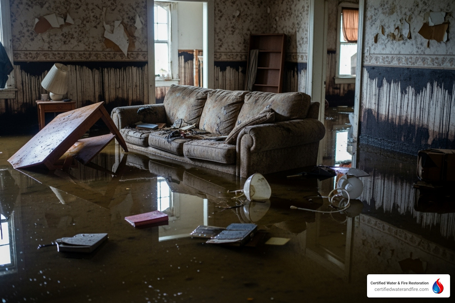 Home water damage: 3 Critical Steps